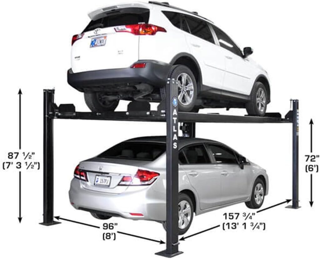 ATLAS APEX 8 ALI CERTIFIED 8,000 LB 4-POST LIFT - AXlift